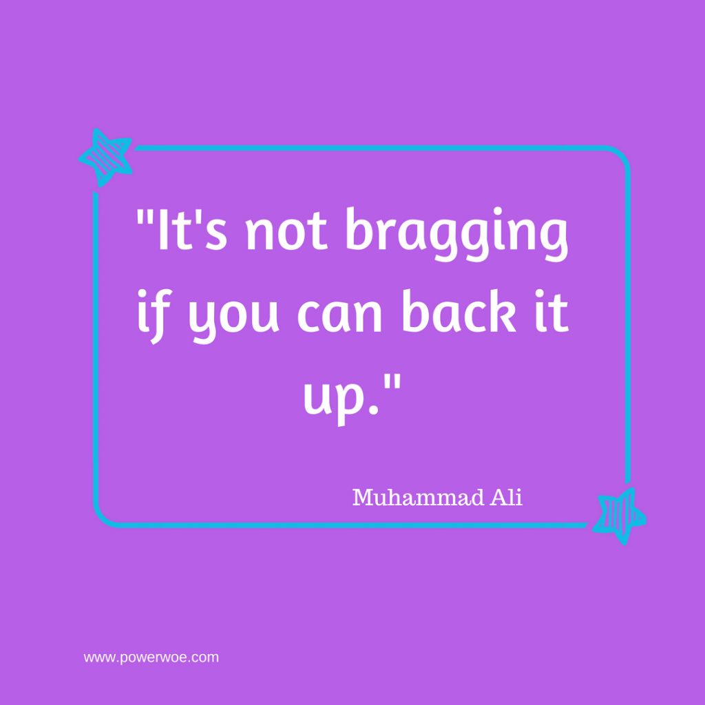 Bragging vs Self-Promotion - Professional Organization of Women of ...