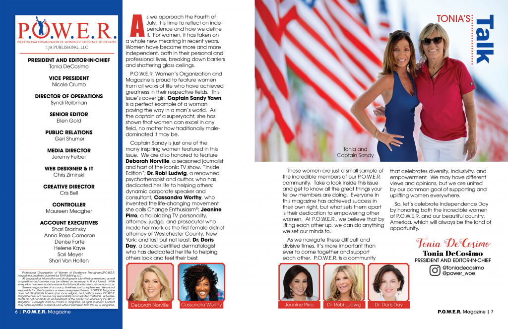 Tonia’s talk - Professional Organization of Women of Excellence Recognized